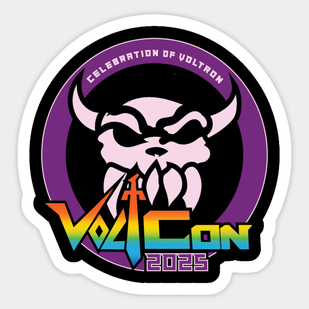 VoltCon 2025 Skull - Voltron - Sticker | TeePublic